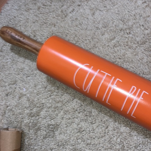 Rae Dunn | Holiday | Nib Rae Dunn Rolling Pin Ceramic Wooden Handles ...
